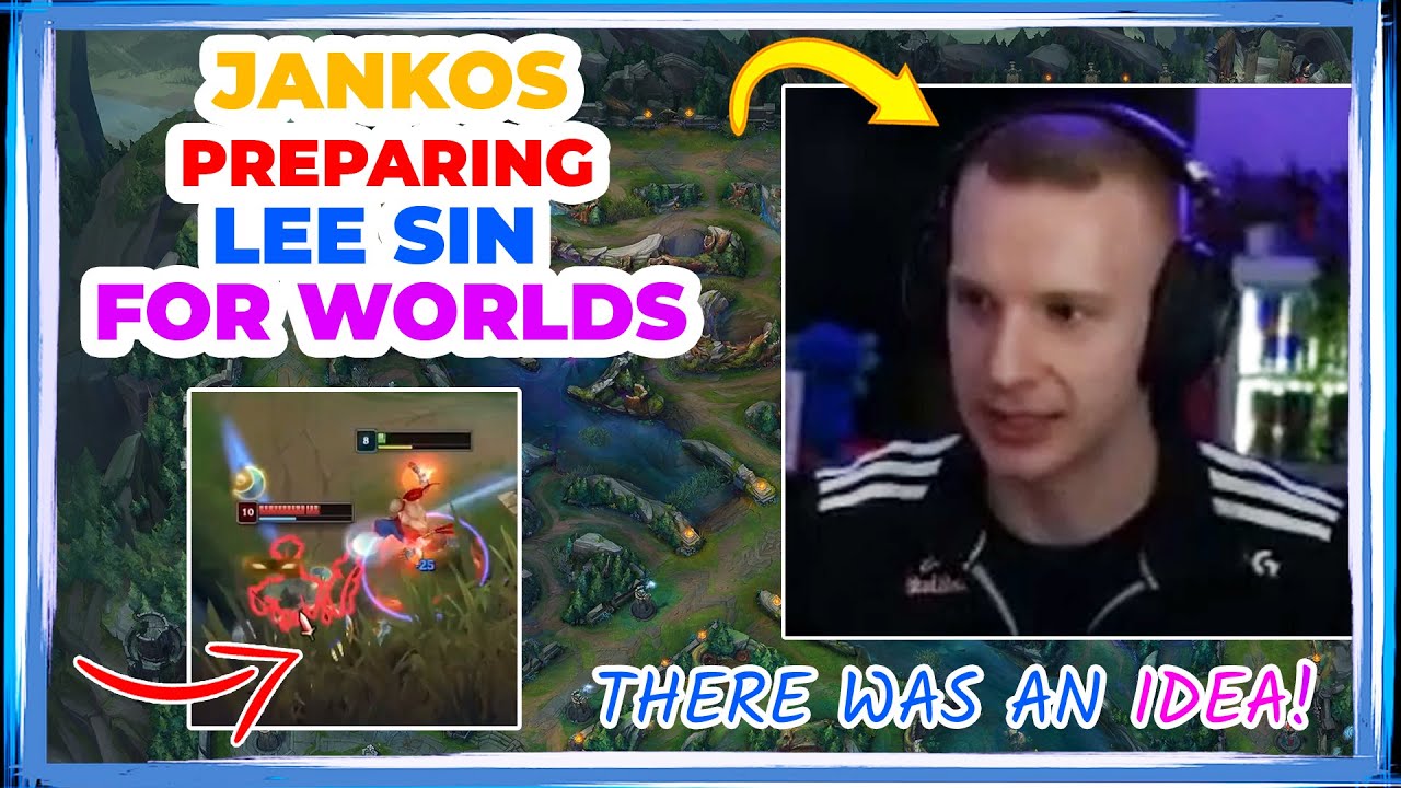 G2 Jankos Preparing His Lee Sin for Canyon [Lee Syndrome] [FUNNY] - YouTube