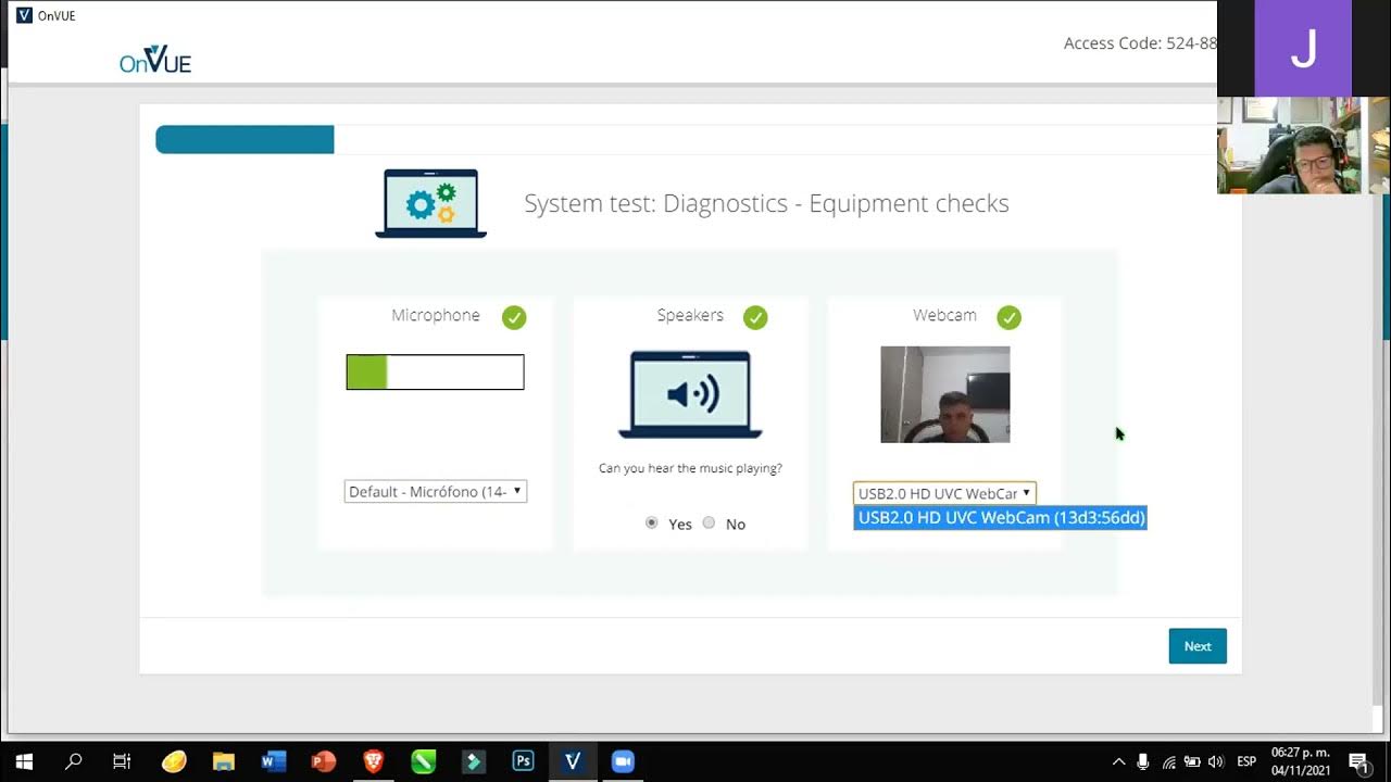 ON VUE SYSTEM CHECK - YouTube