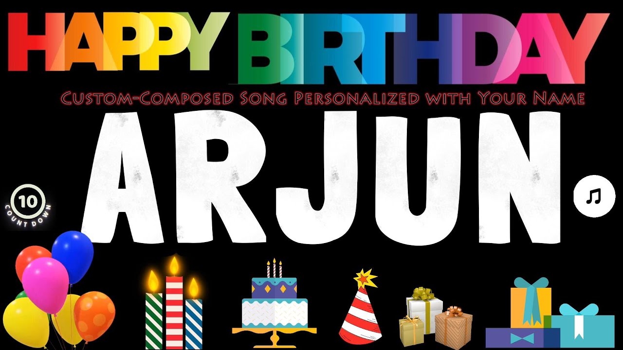 Happy Birthday Song For Arjun Modern Cake Cutting Song With happy-birthday-song-for-arjun-modern-cake-cutting-song-with
