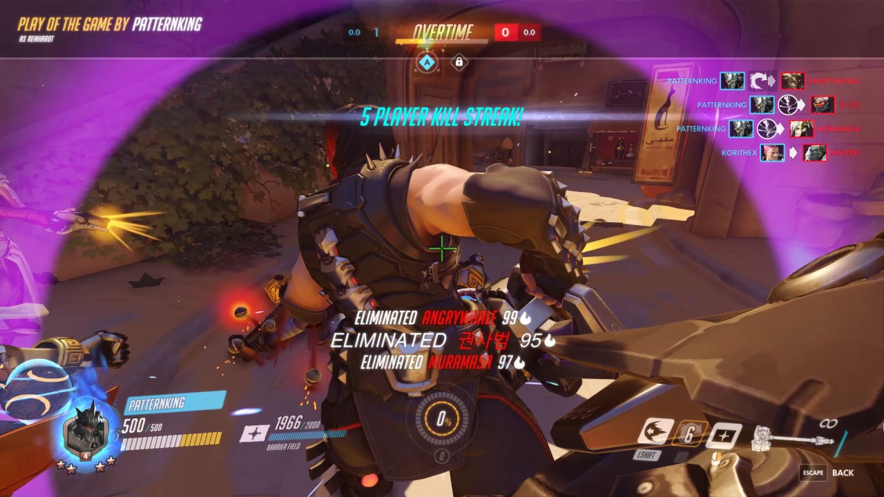 Reinhardt - Ult in time - YouTube