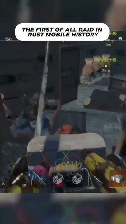 First ever raid on Rust Mobile part 2 #shorts #rust #rustgame #rustraid #rustclips #rustmobile ...