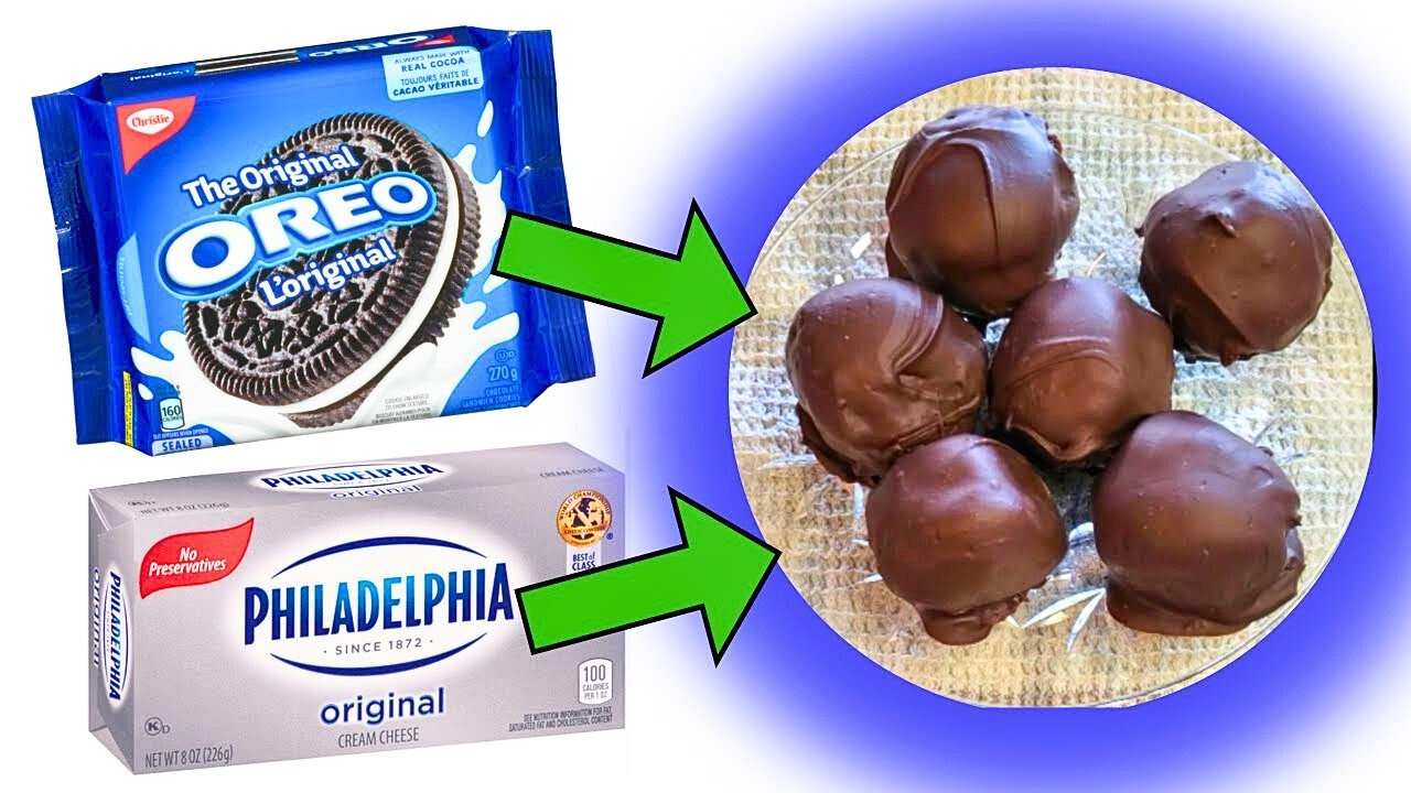 Easy, Delicious Chocolate OREO Balls | 3 ingredients | NO Bake - YouTube