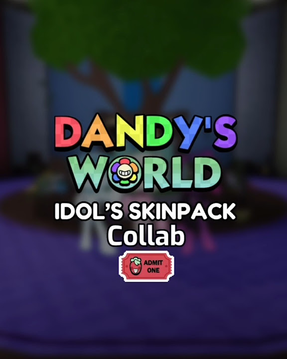 [collab] Idol's skin in dandy world #dandysworld #collab #gacha #roblox - YouTube