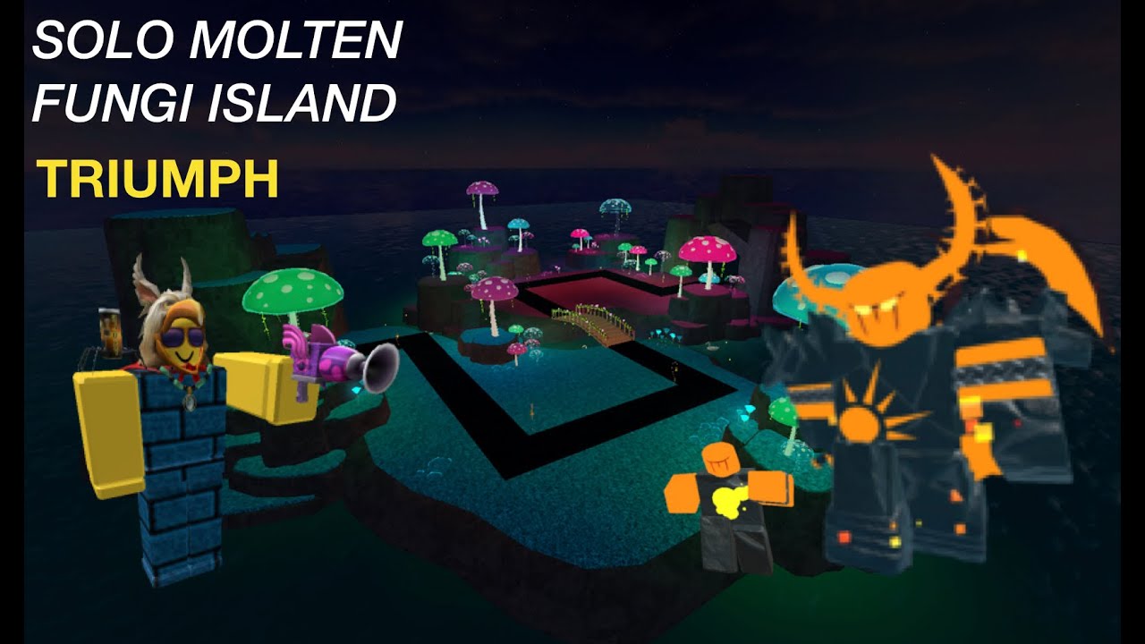 Tower Defend Simulator: Solo Molten Fungi Island Auto SKIP LVL 50 and ...