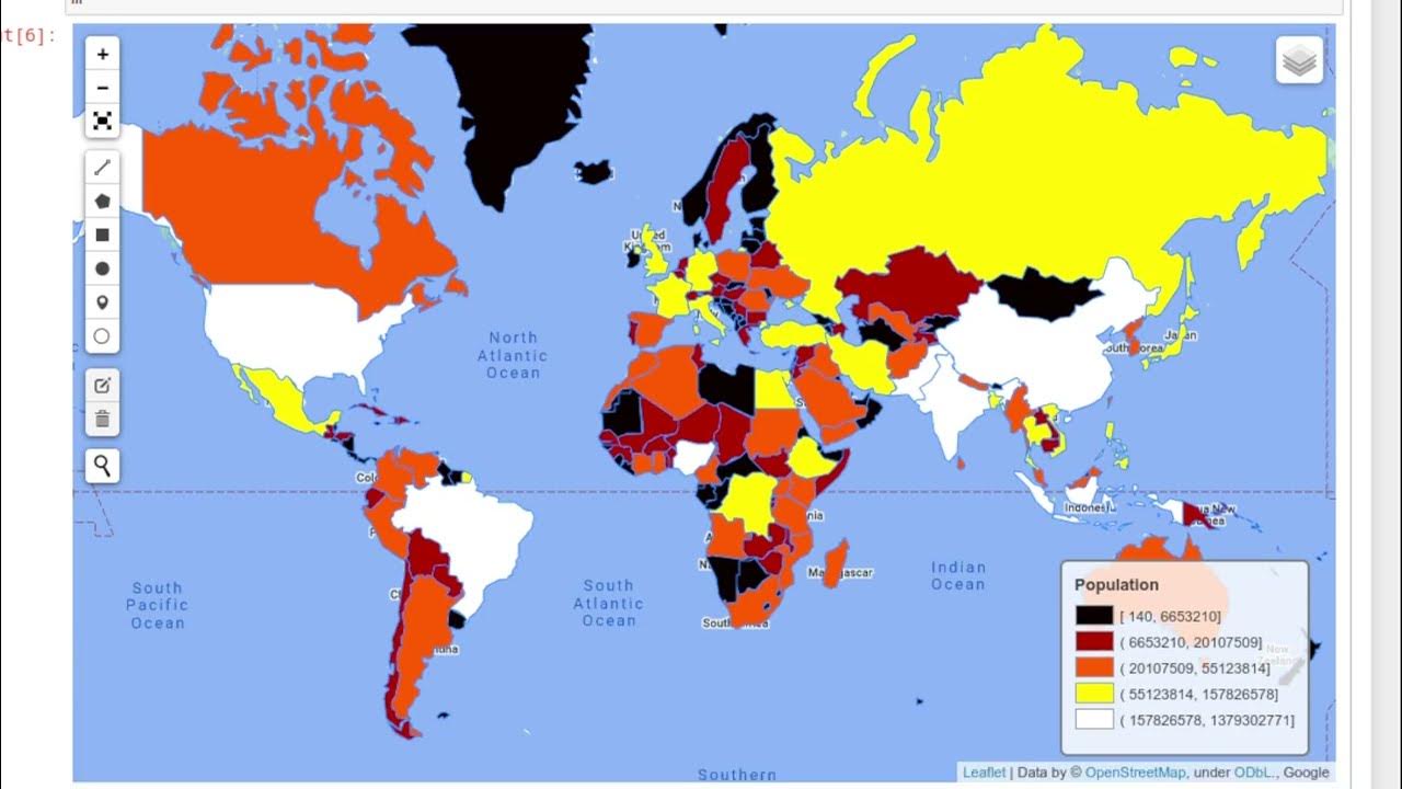 Creating Interactive Choropleth Maps with 15 Classification Schemes Using Geemap - YouTube
