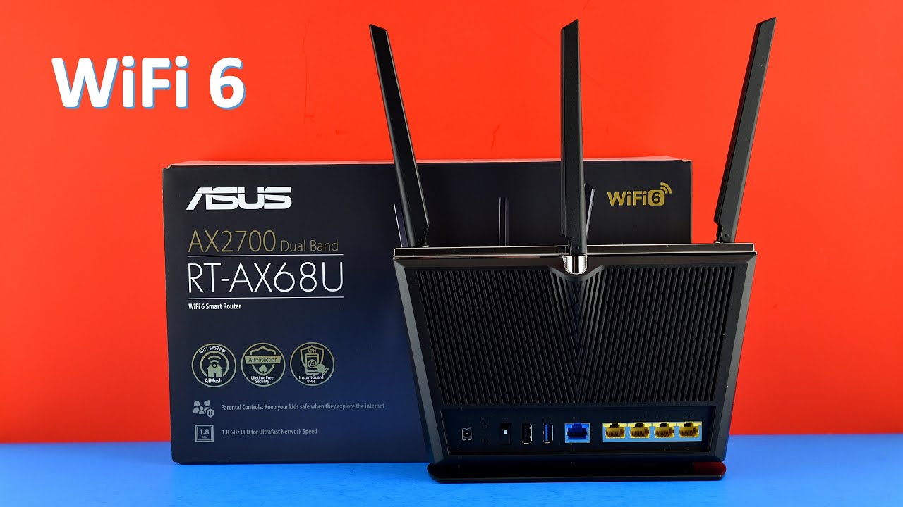 Asus RT-AX68U AX2700 - TEST - WLAN-Router - WLAN-AP - YouTube