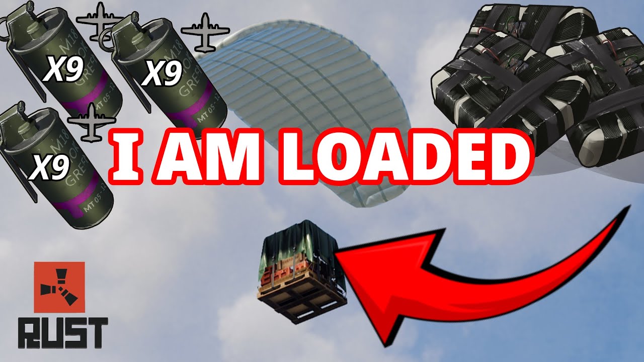 LOOT FROM 9 SUPPLY SIGNALS IN RUST (MODDED) - YouTube