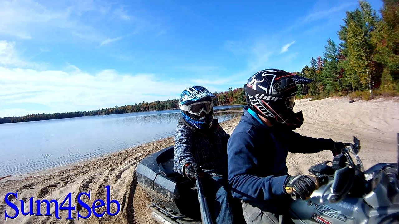 Cummins diesel truck camping at -7c with ATV mud trails - YouTube