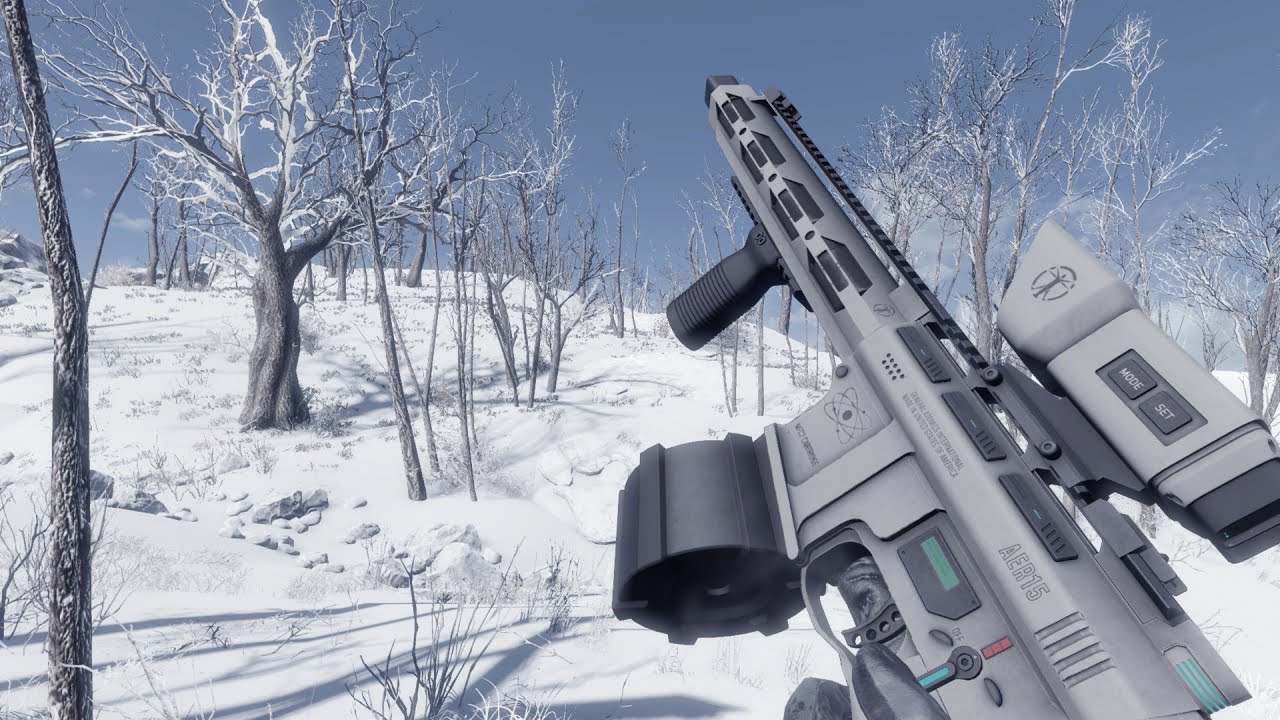 When you add recoil to a laser weapon in Fallout 4 - YouTube