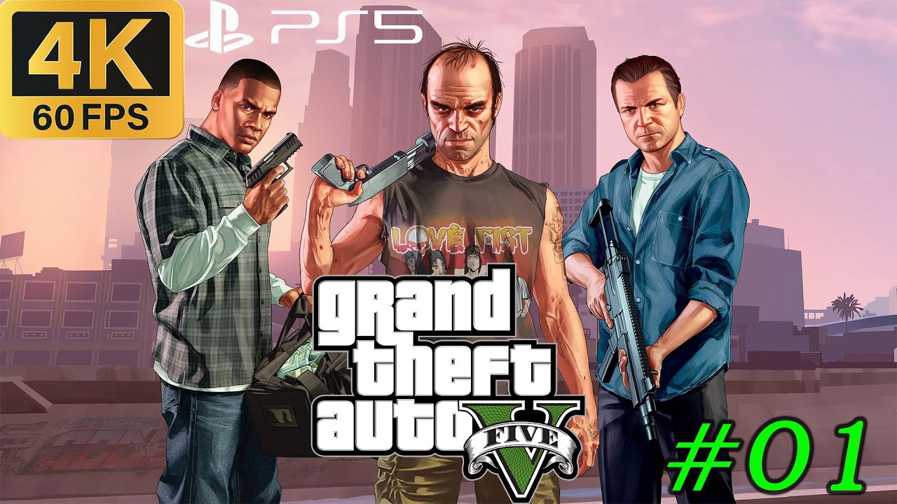 GTA 5 PS5 Part 1 Gameplay Walkthrough FULL [4K 60FPS RAY TRACING] No Commentary - YouTube