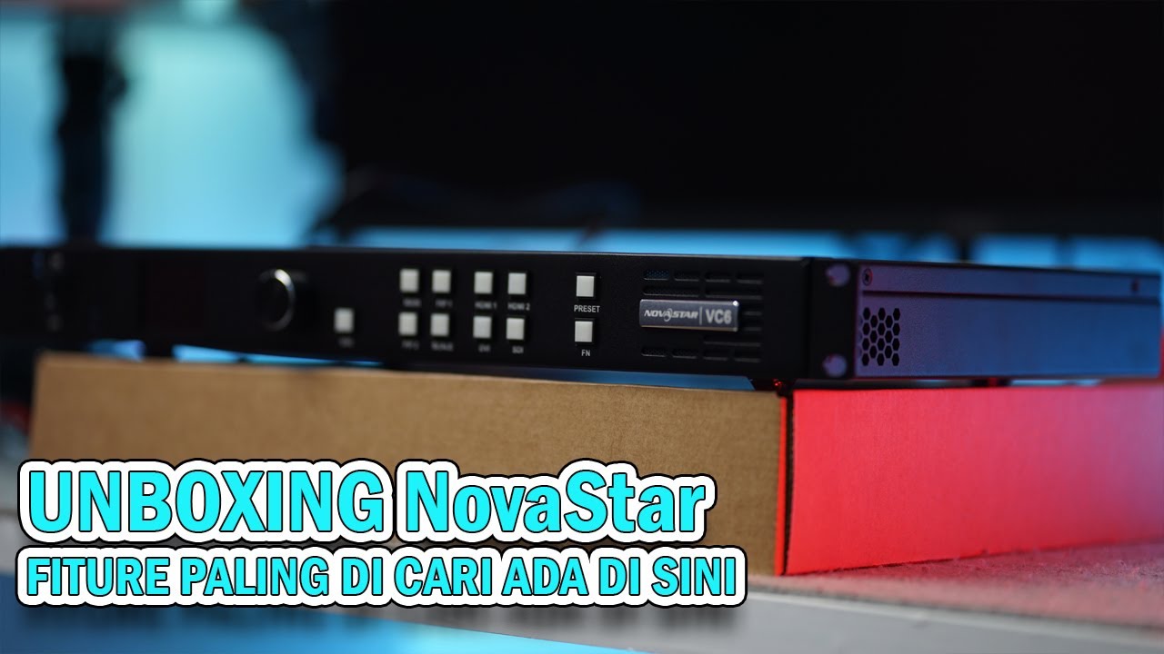 Unboxing Sending Video Processor Videotron NovaStar VC6 - YouTube