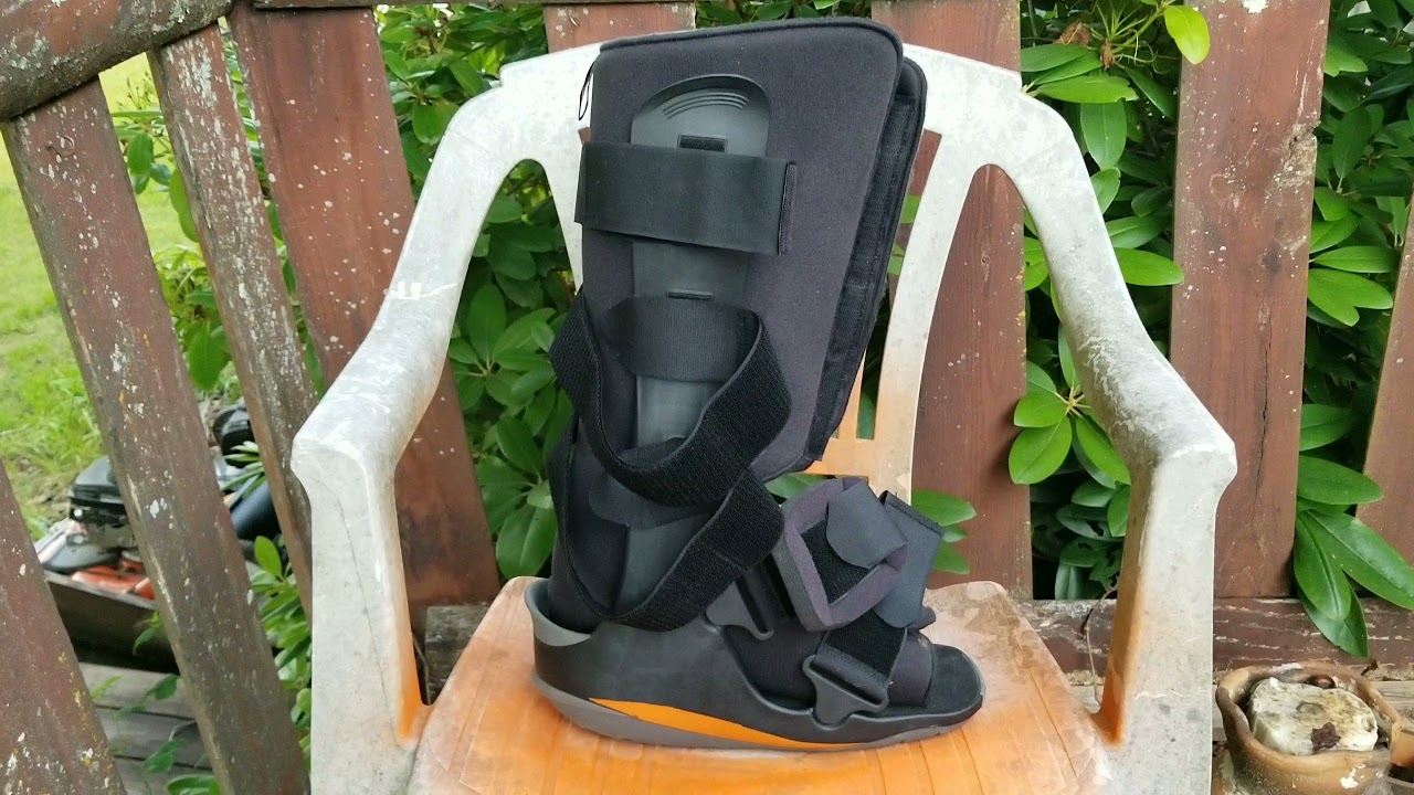 Custom Painted Breg Softgait Walker Boot 😂👍 - YouTube