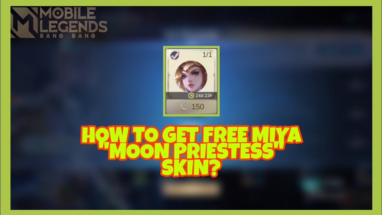 HOW TO GET FREE MIYA SPECIAL SKIN? MLBB 5TH ANNIVERSARY EVENT 2021 ...