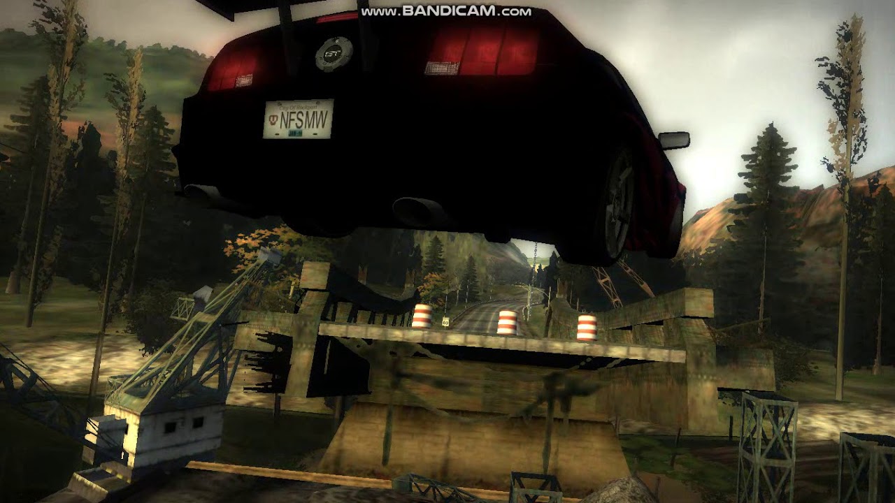 NFS MW (2005) Rog Car Cutscene Old Bridge - YouTube