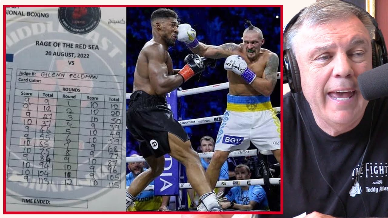 Teddy Atlas Says Judge Tried To Rob Usyk Of Victory Against Joshua ...