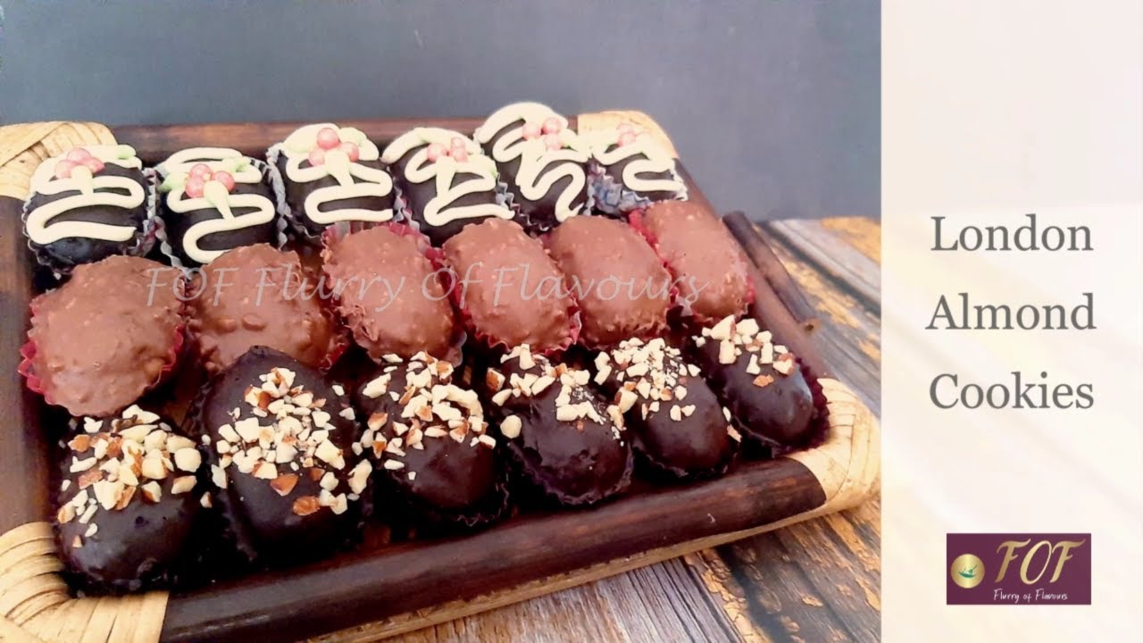 Christmas Special Recipe | Homemade Almond London Cookies | Eggless ...