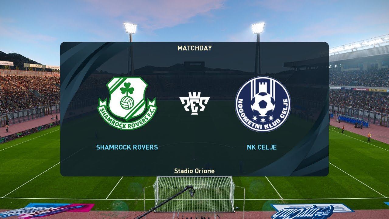 Shamrock Rovers vs NK Celje (15/08/2024) UEFA Europa League PES 2021 ...