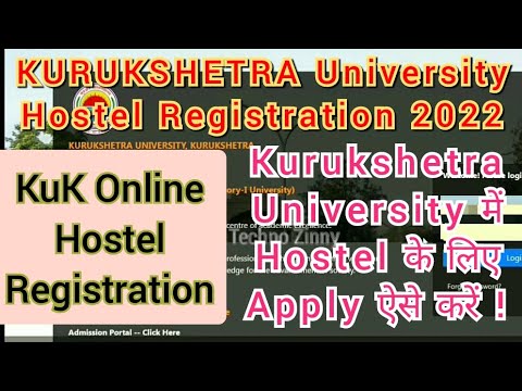 Kurukshetra University Hostel Registration|Hostel Registration Form ...