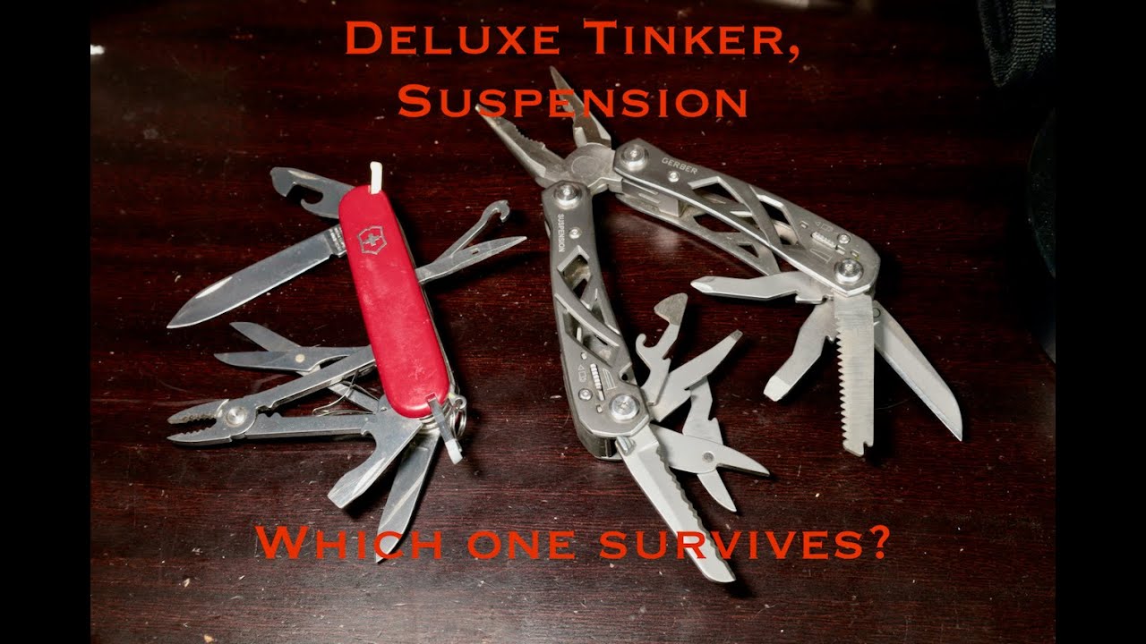 Victorinox Deluxe Tinker v Gerber Suspension...or both? - YouTube