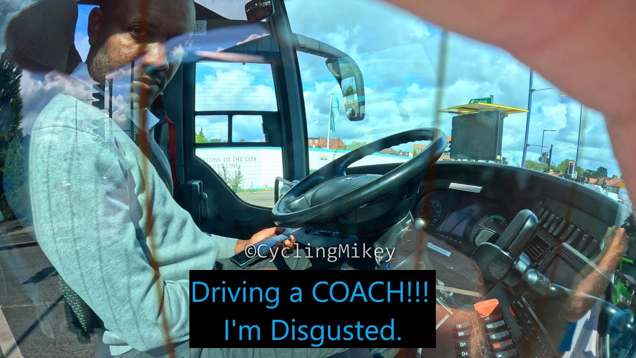 Coach Driver on Phone - L121MPR MPR Coaches Park Royal - YouTube