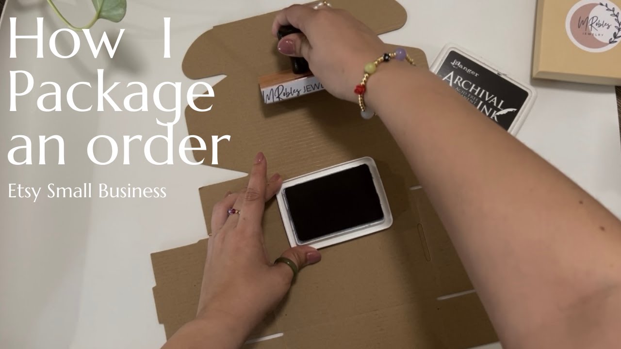 Package an order with me: Small business ETSY - YouTube