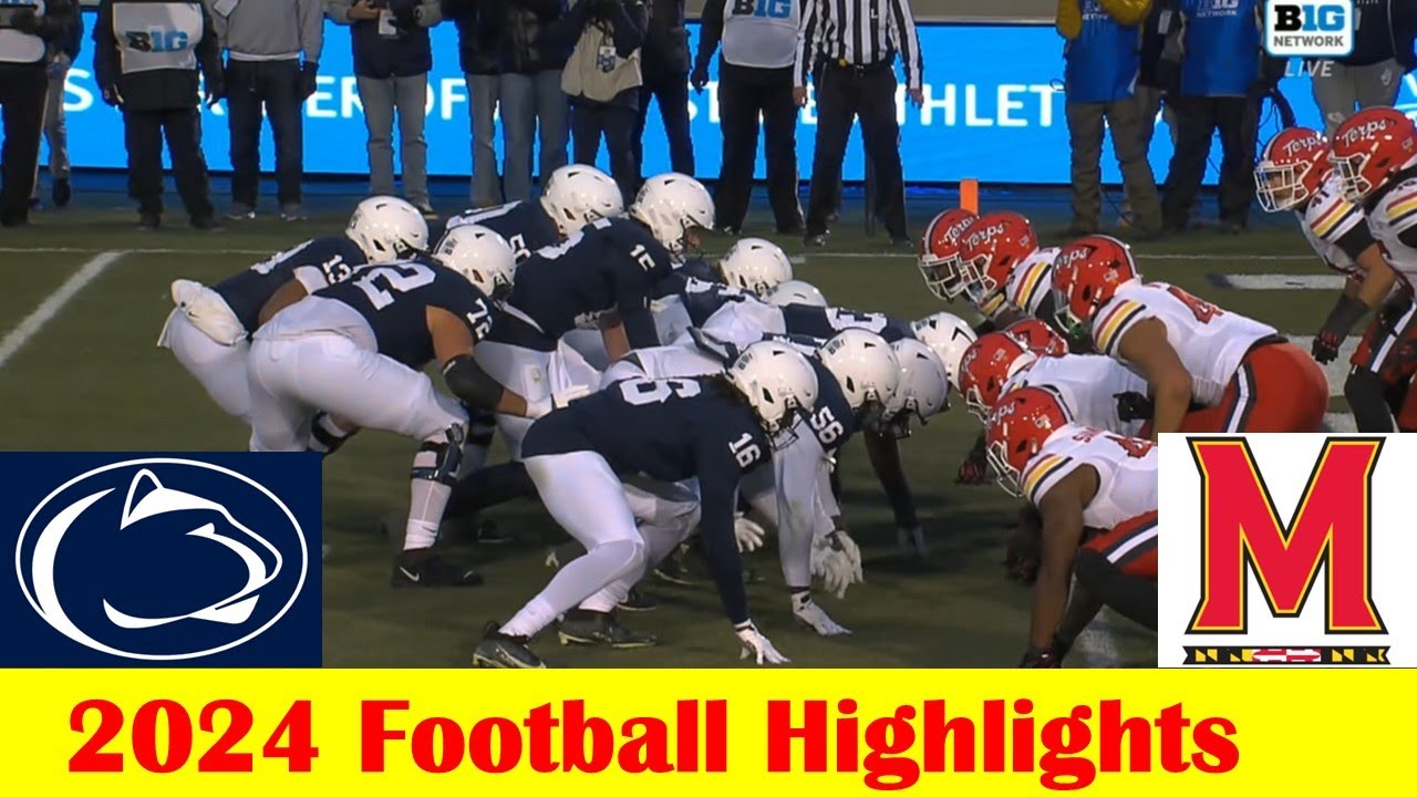 Maryland vs #4 Penn State Football Game Highlights 11 30 2024 - YouTube