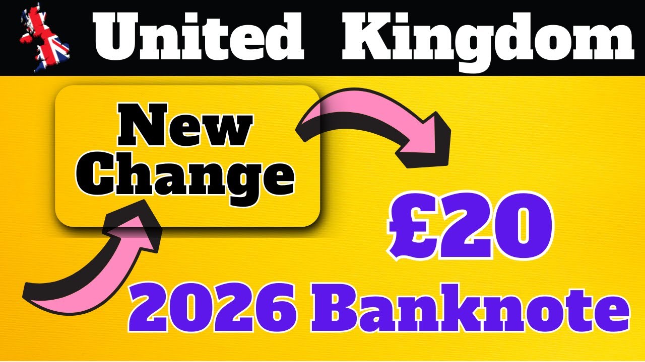 UK- New CHANGE on £20 note | UK money | England currency - YouTube