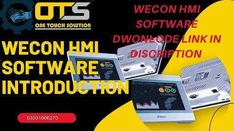 WECON HMI PROGRAMMING - YouTube