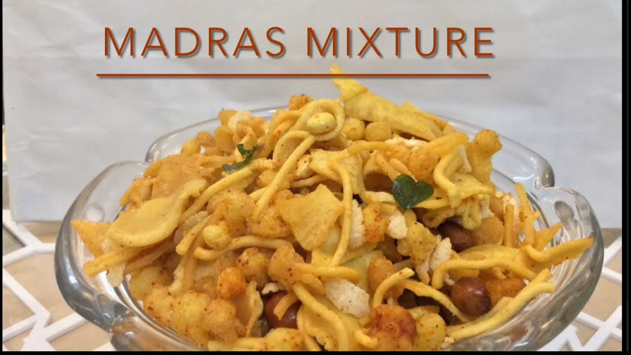 MADRAS MIXTURE RECIPE | SOUTH INDIAN MIXTURE RECIPE | HOW TO MAKE SPICY ...