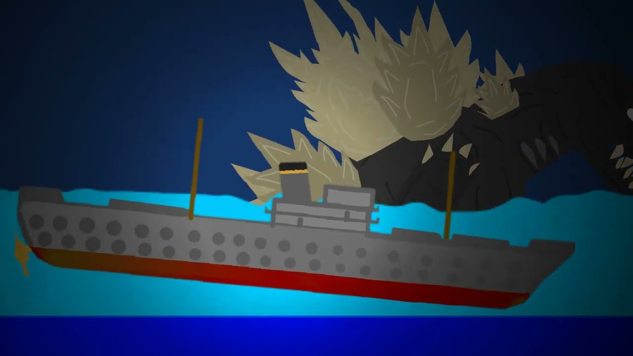 godzilla rising from water test 1 - YouTube