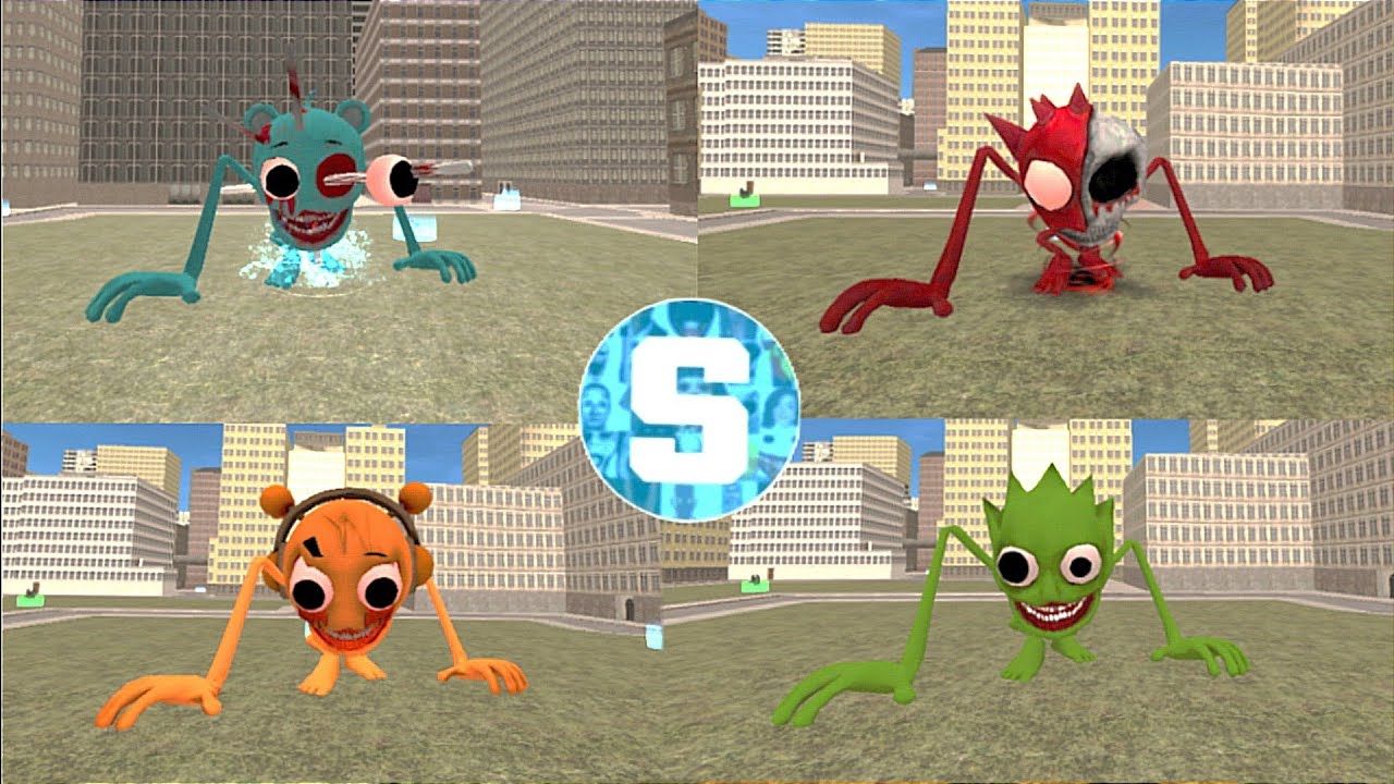 SPRUNKI INCREDIBOX BUT TAPES ALL PHASES NEXTBOTS IN PLAYGROUND MOD 5.9. ...