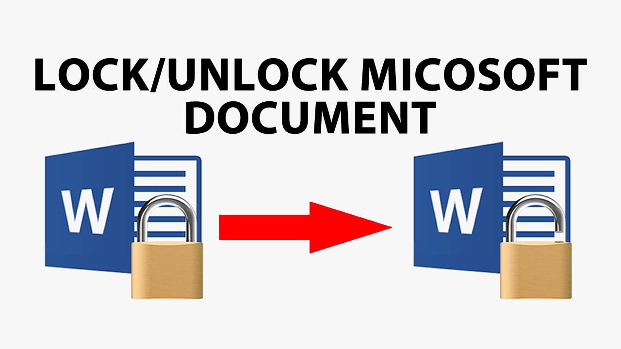 How to password protect a word document (Excel, PowerPoint, etc…) - YouTube