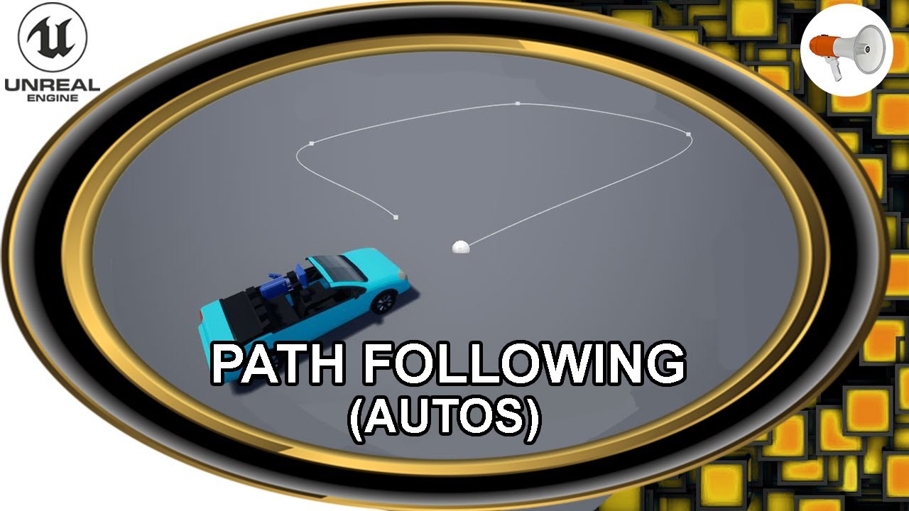 📢 Path following en autos, auto sigue path. Unreal engine 102 ...