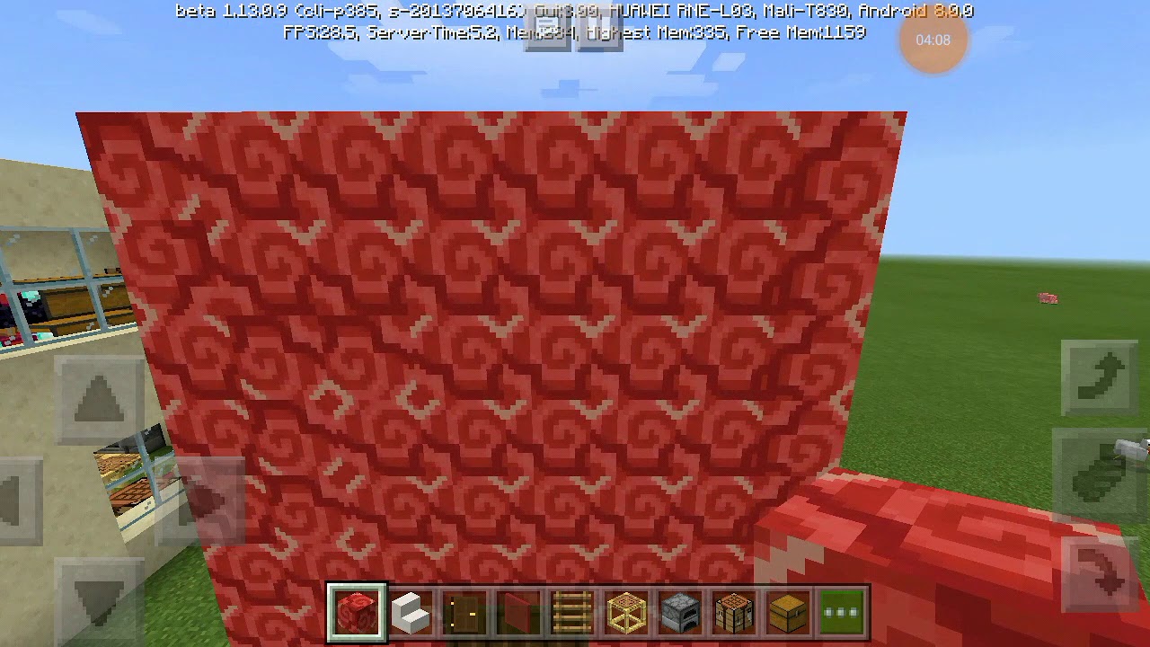 COMO HACER UNA CASA DE TERRACOTA VIDRIADA ROJA EN MINECRAFT 😱 - YouTube