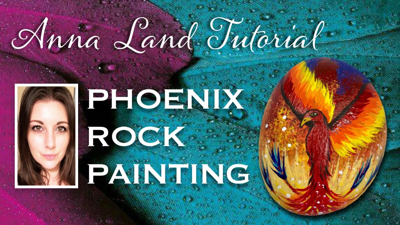 Phoenix Rock Painting Tutorial - YouTube