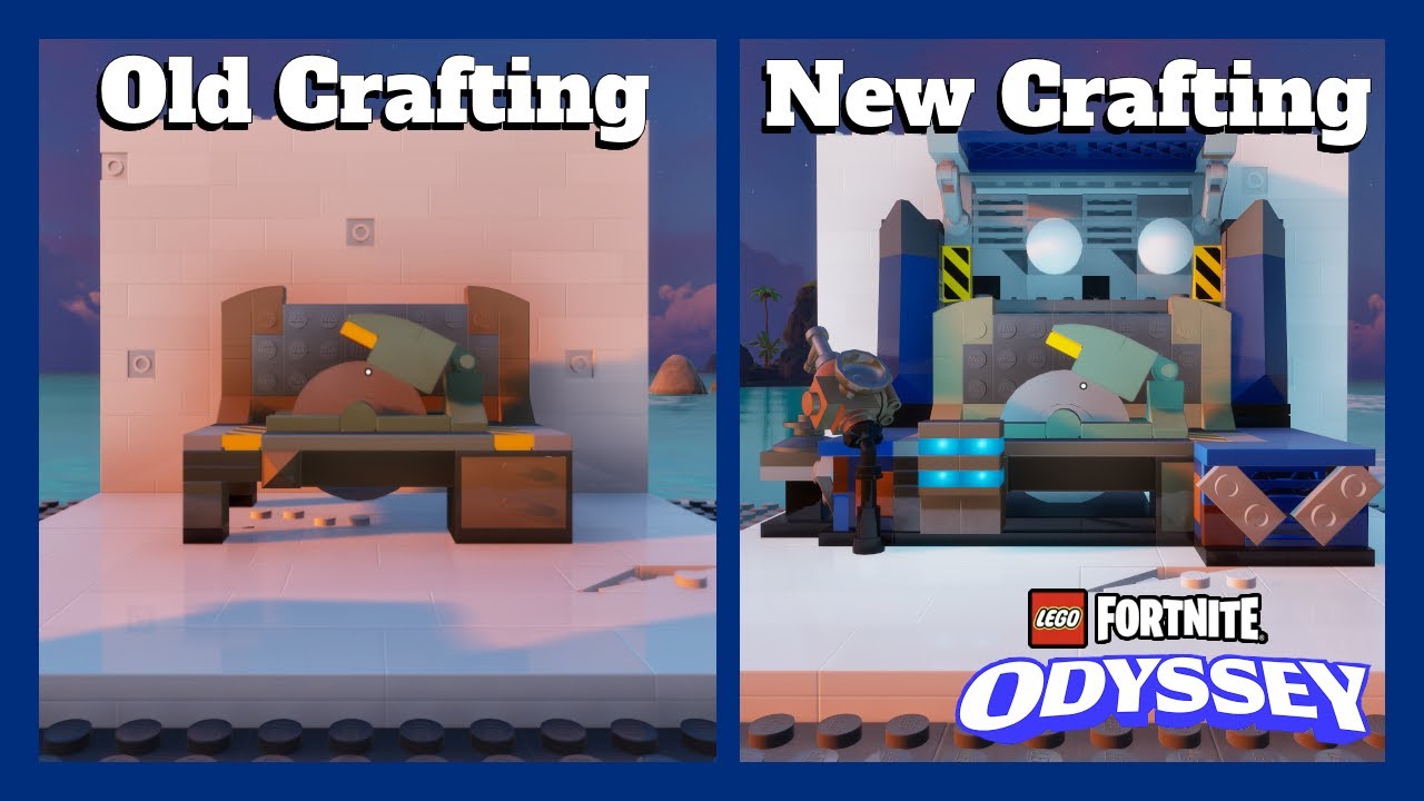 LEGO Fortnite: Crafting Bench Customization Tutorial - YouTube