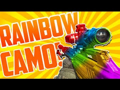 "RAINBOW CAMO" Tutorial - Glitch! Black Ops 2 - "RAINBOW CAMO" GLITCH ...
