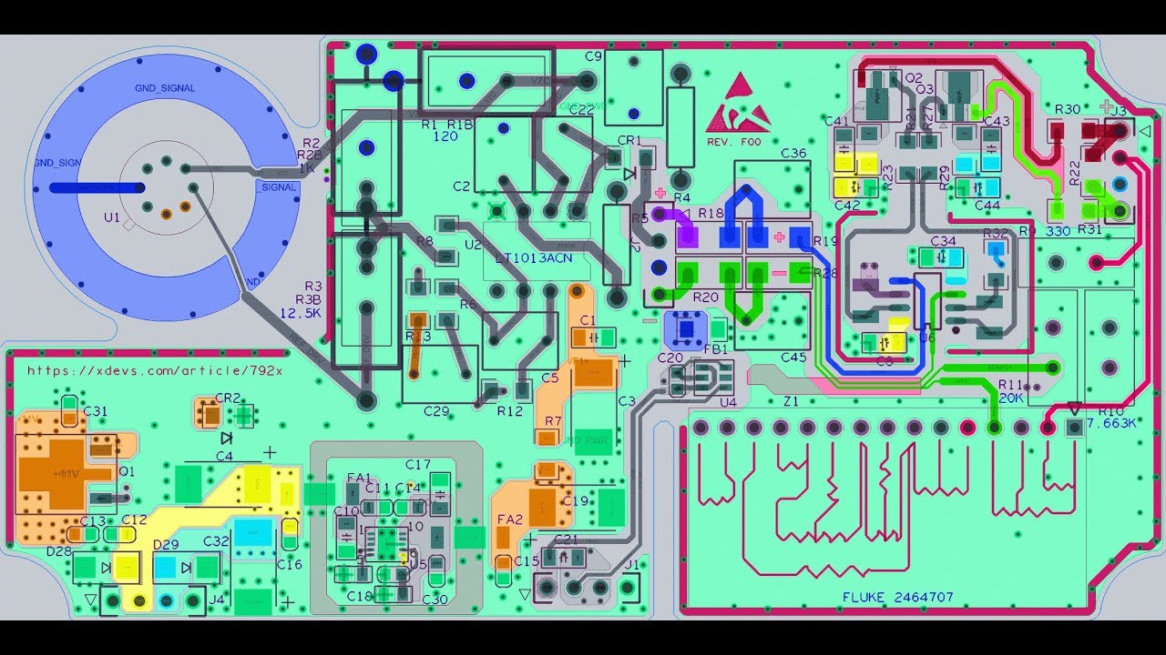 Part 2 of LTZ1000A 10V module layout design - YouTube