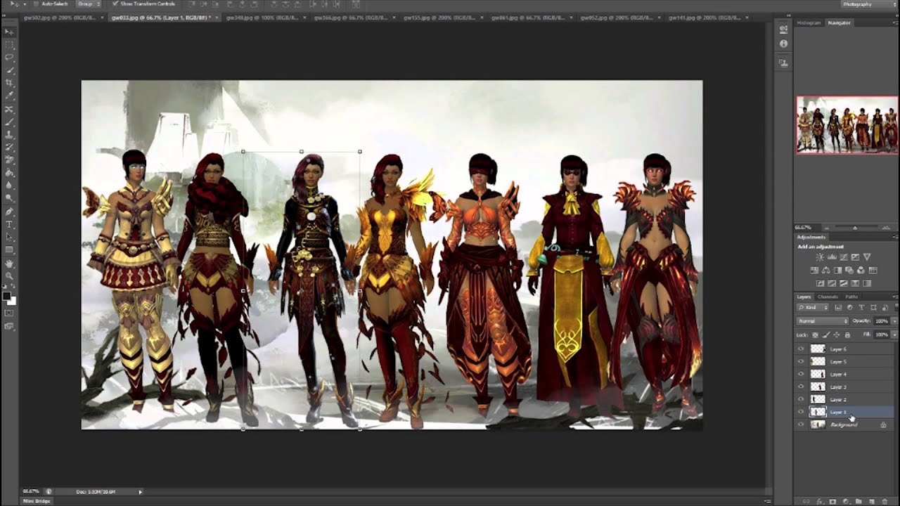 How-to Make A Character Collage Using Photoshop - YouTube