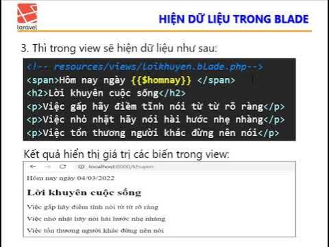 Bài 4. Sử dụng Blade Template Engine trong Laravel - YouTube