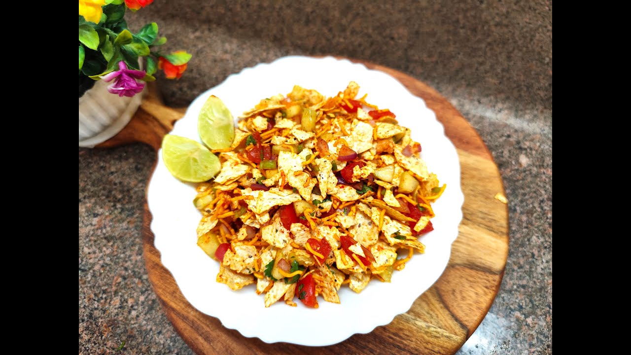 Easy papadi chat recipe | Papdi Chaat Recipe | Chat Recipe | Papadi ...