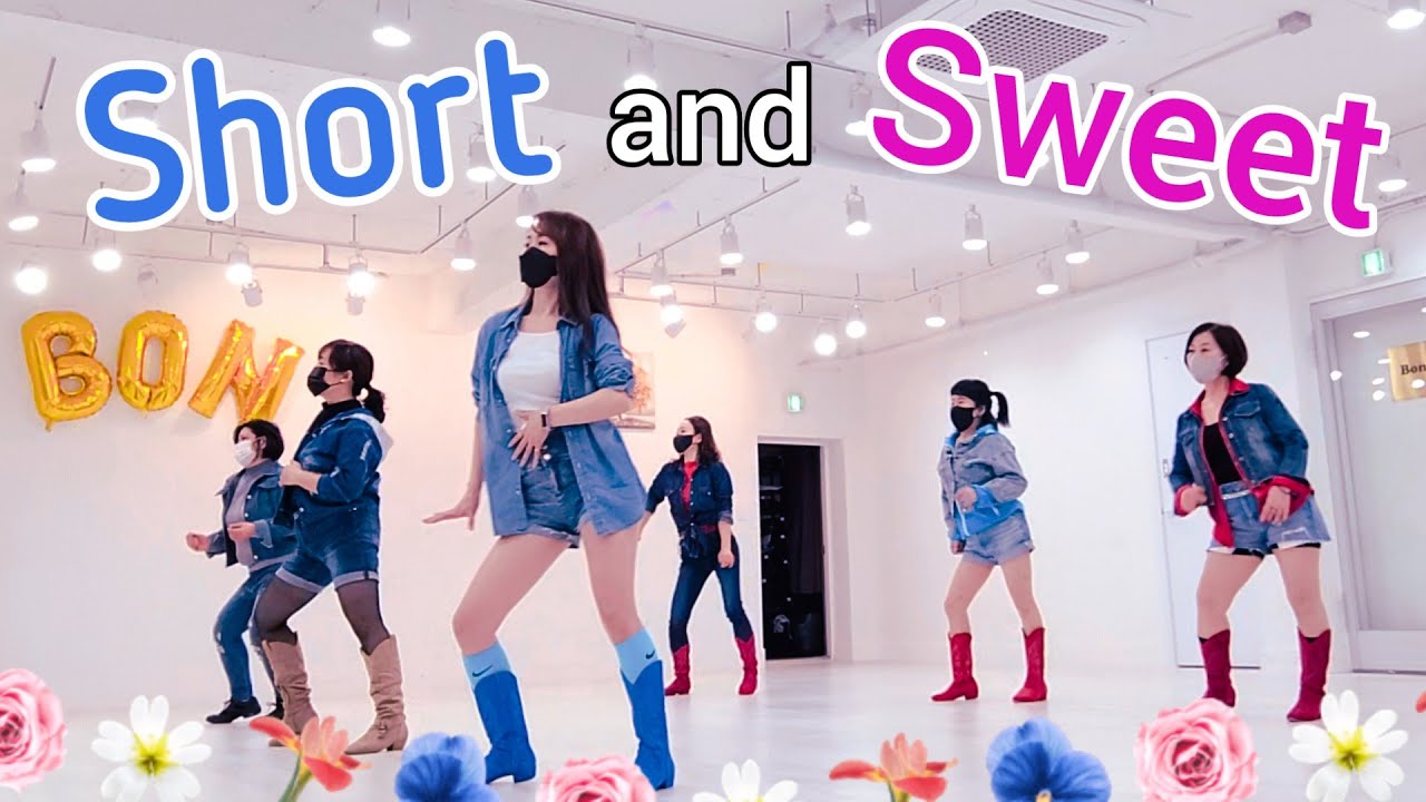 Short and Sweet - Line Dance (Demo) Easy Intermediate/ 본-저녁심화반 - YouTube