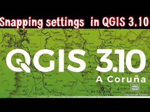 Snapping settings in QGIS 3.10 || QGIS 3.10 Tutorial || Hindi || - YouTube