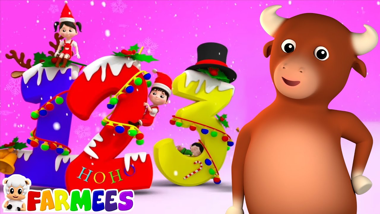 Noël Nombres Chanson, Vidéos Noël et Plus Comptines Educatives en ...