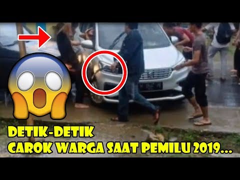 Detik-detik caleg di carok di Madura.....