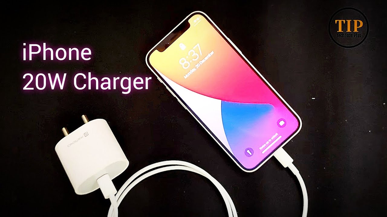 Portronics Adaptor 20 Type C 20W Fast PD for iPhone 12/12 Pro/12 Mini ...