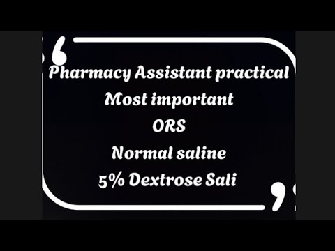 Preparation Of ORS// Oral Rehydration Salt// Practical Pharmacy ...