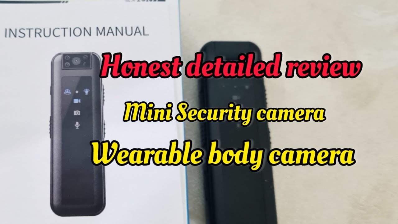 Wearable mini body camera / mini security camera HD quality detailed ...