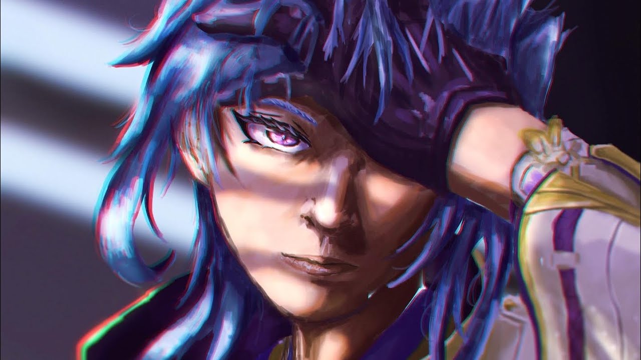 Ayato drawing process (Genshin impact Fanart) - YouTube