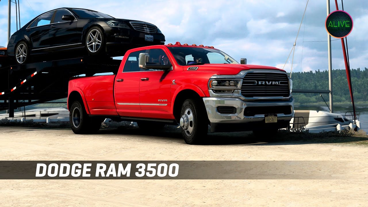 DODGE RAM 3500 (jon-ruda) - ОБЗОР МОДА ДЛЯ ATS 1.44 - YouTube